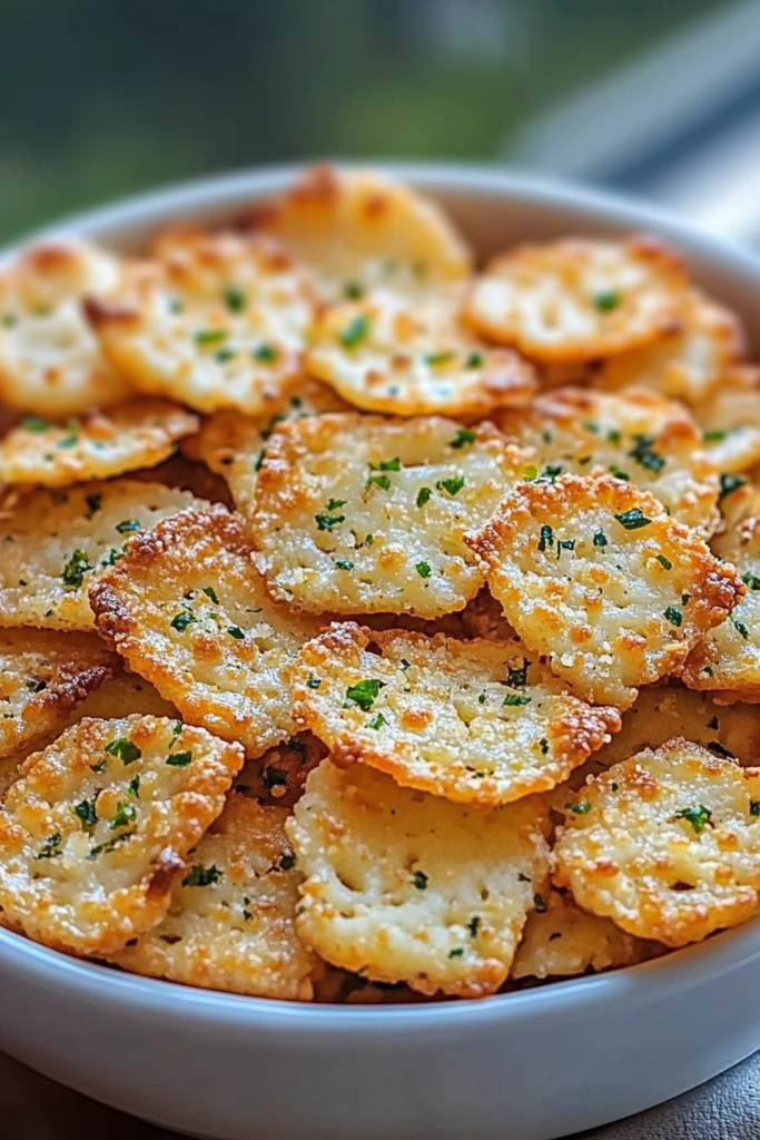 Crunchy Garlic Parmesan Ritz Bites Recipe - Hibord