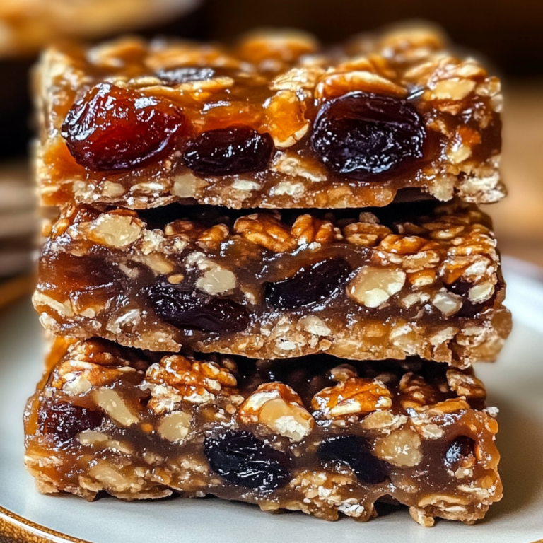 Chewy Date And Walnut Snack Bars - Hibord