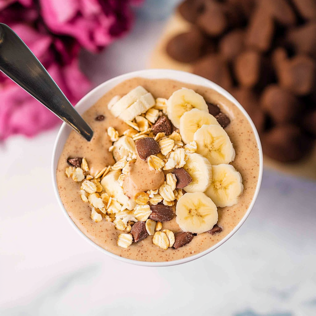Banana Almond Butter Smoothie Bowl