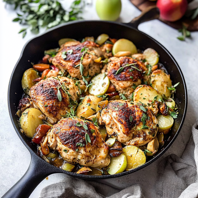 Autumn Harvest Chicken Skillet - Hibord