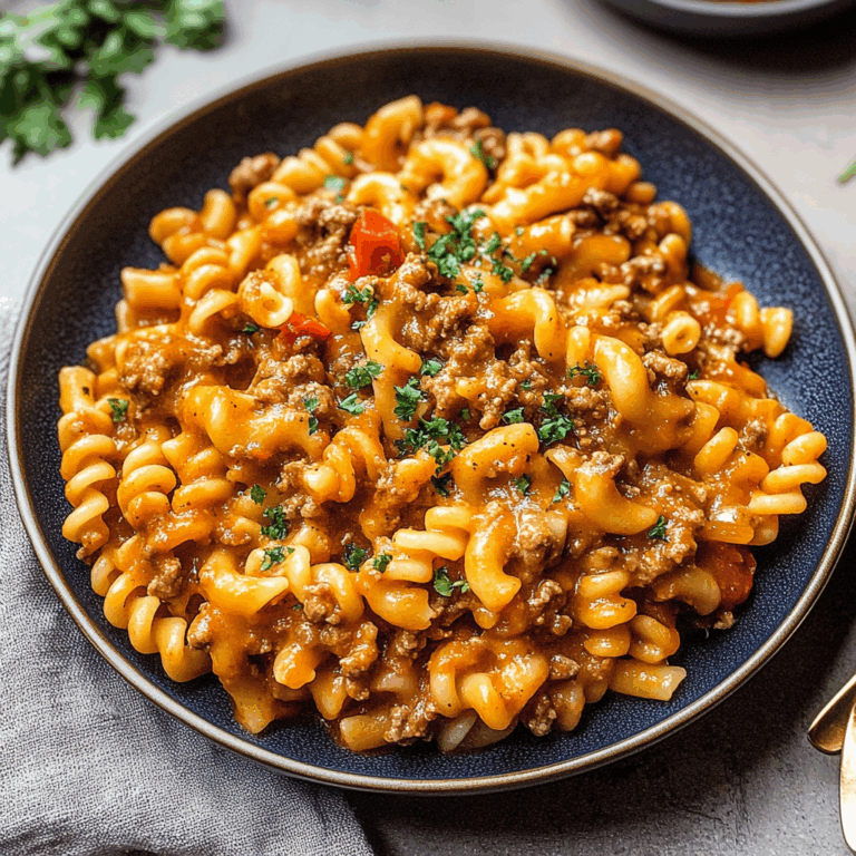 Amazing Sloppy Joe Pasta for a Delicious Comfort Meal