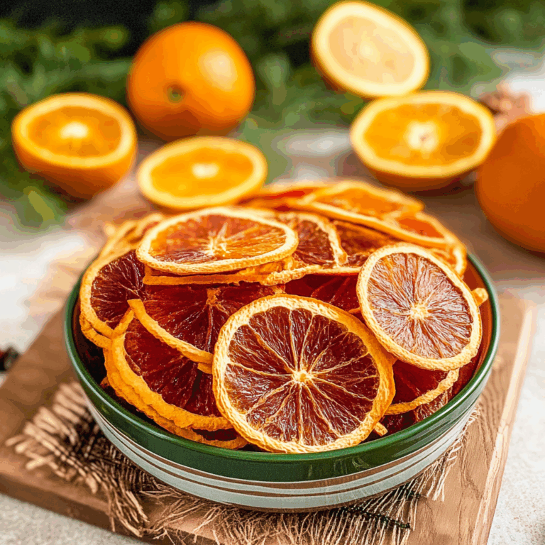 Amazing Dried Orange Slices for Delicious Festive Flair