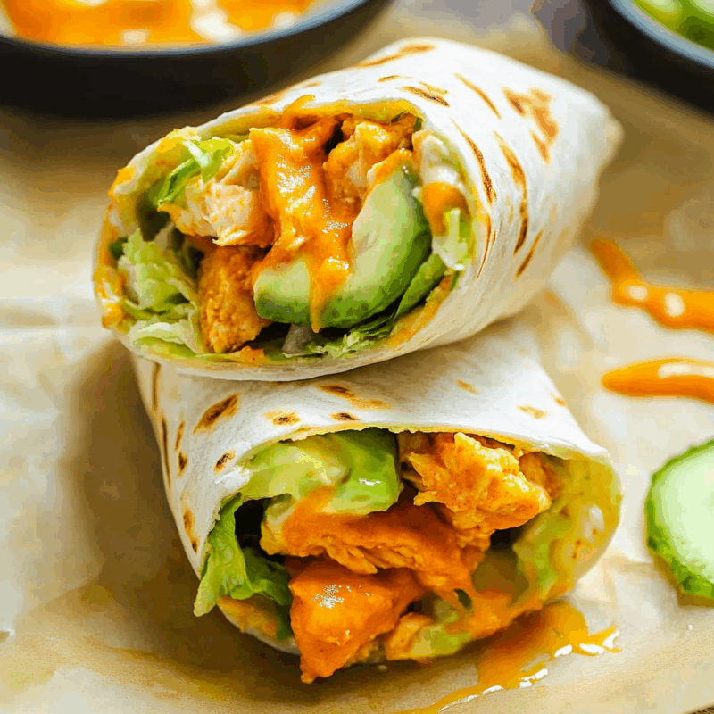 Amazing Buffalo Chicken Wrap for a Mouthwatering Feast