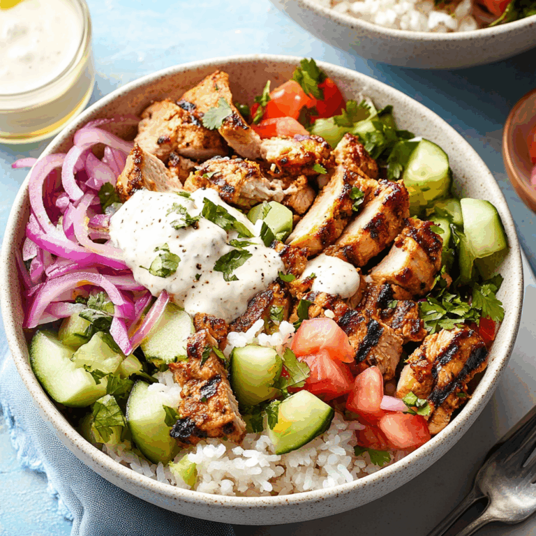 Amazing Chicken Shawarma Bowl for a Delicious Experience
