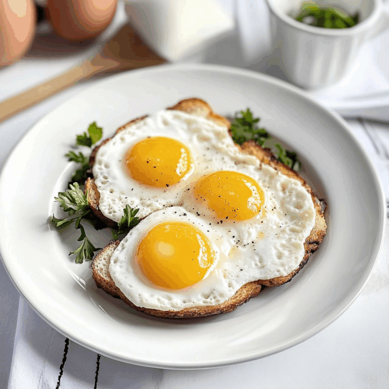 Amazing Sunny Side Up Eggs for a Delicious Breakfast Delight